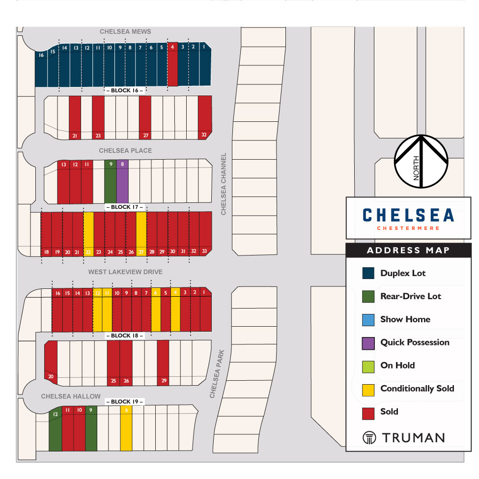 Chelsea | Single Family Homes & Duplexes in Chestermere | by Truman